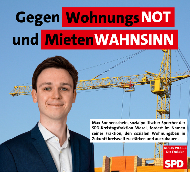 Sozialer Wohnungsbau in der Krise - auch im Kreis Wesel sind ... Sozialer Wohnungsbau in der Krise - auch im Kreis Wesel sind ...